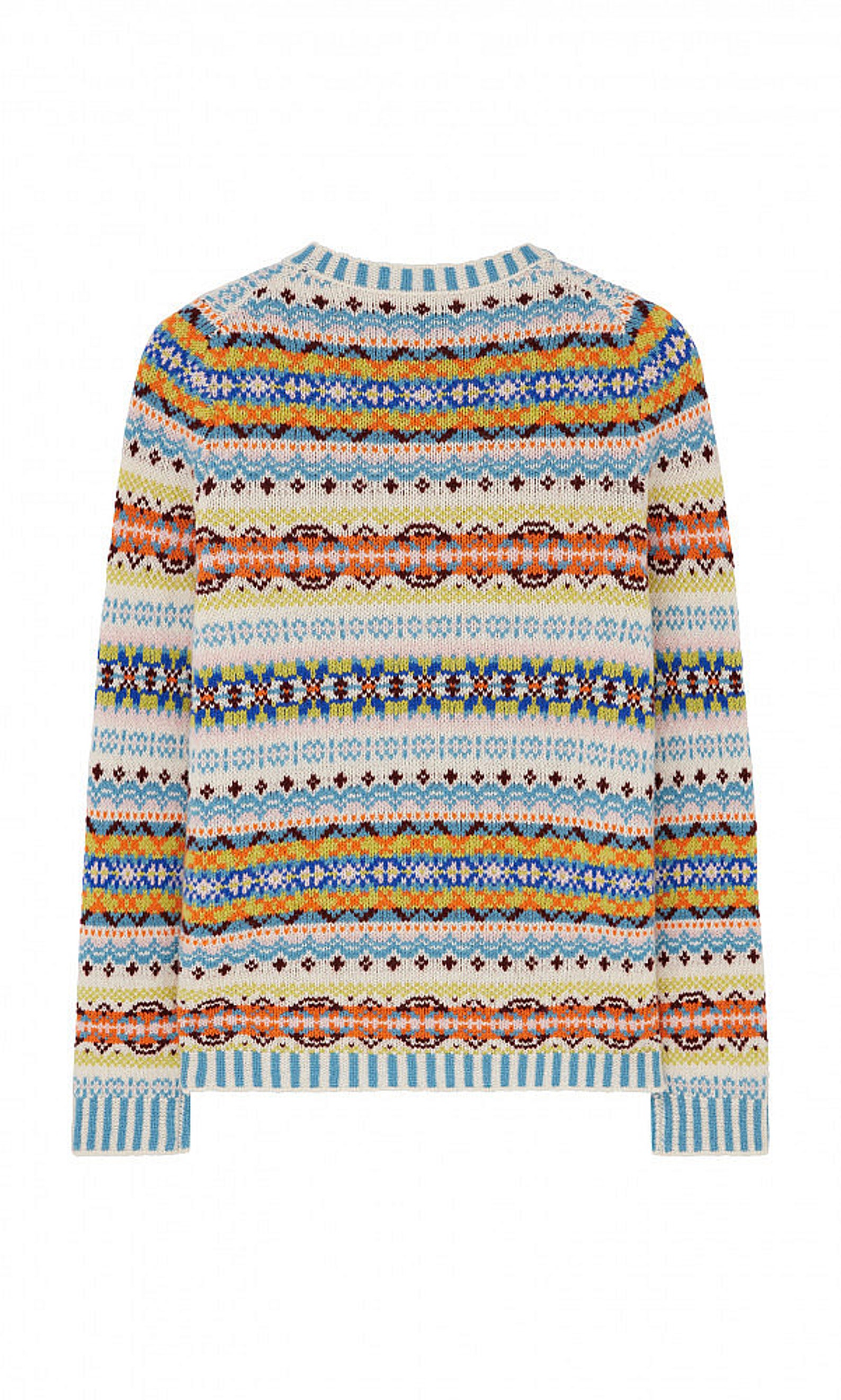 Fairisle Kinross Sweater by Eribe in Tulip Colour 100% Super Soft ...
