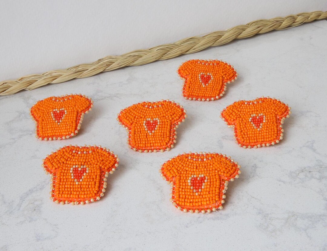 Indigenous Orange Shirt Day T-shirt Pin Hand Beaded Profits Donated - Etsy