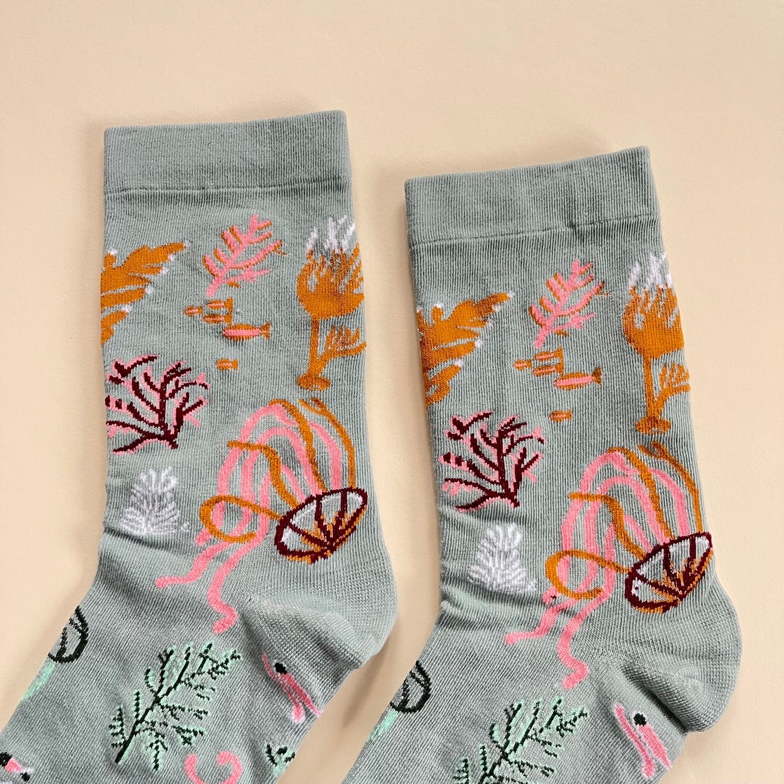 Ocean Sea Jellyfish Barnacle Reef Socks Birthday Gift / Fathers Day ...
