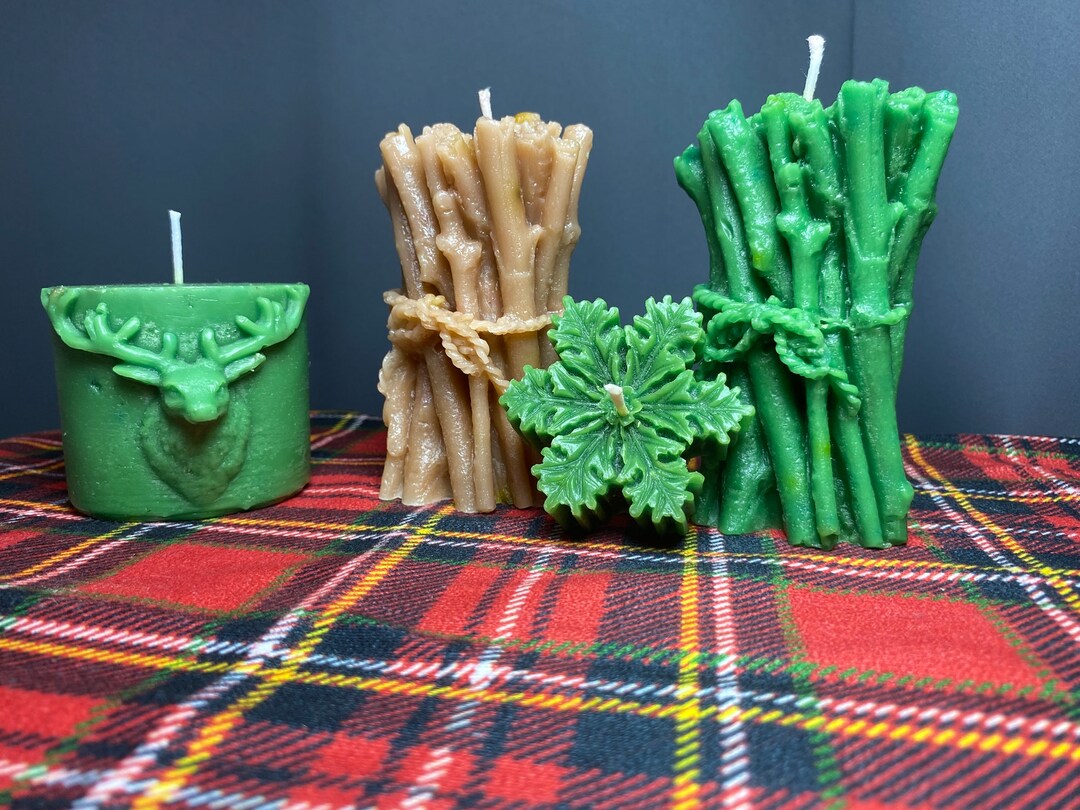Christmas Gift Set of 4 4 Piece Decor Candle Christmas Gift - Etsy