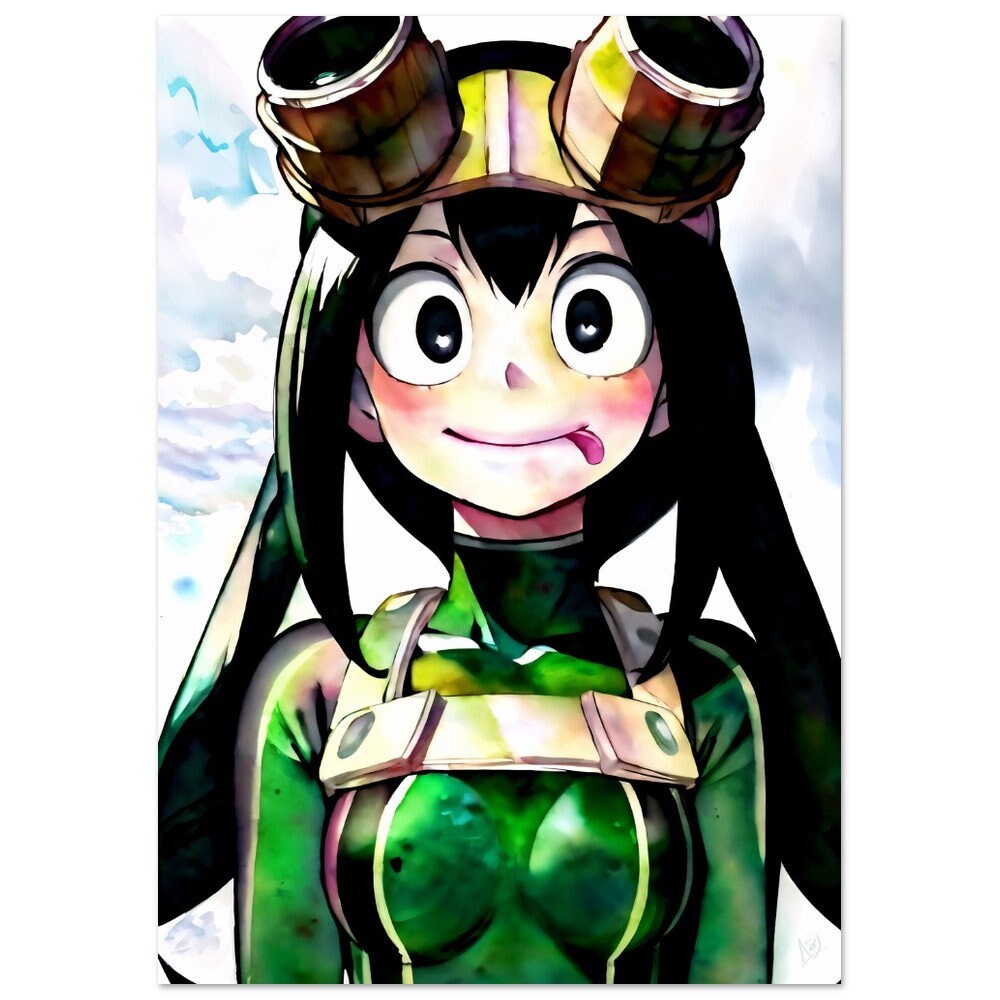 Tsuyu Asui froppy My Hero Academia Premium Matte Paper Poster - Etsy