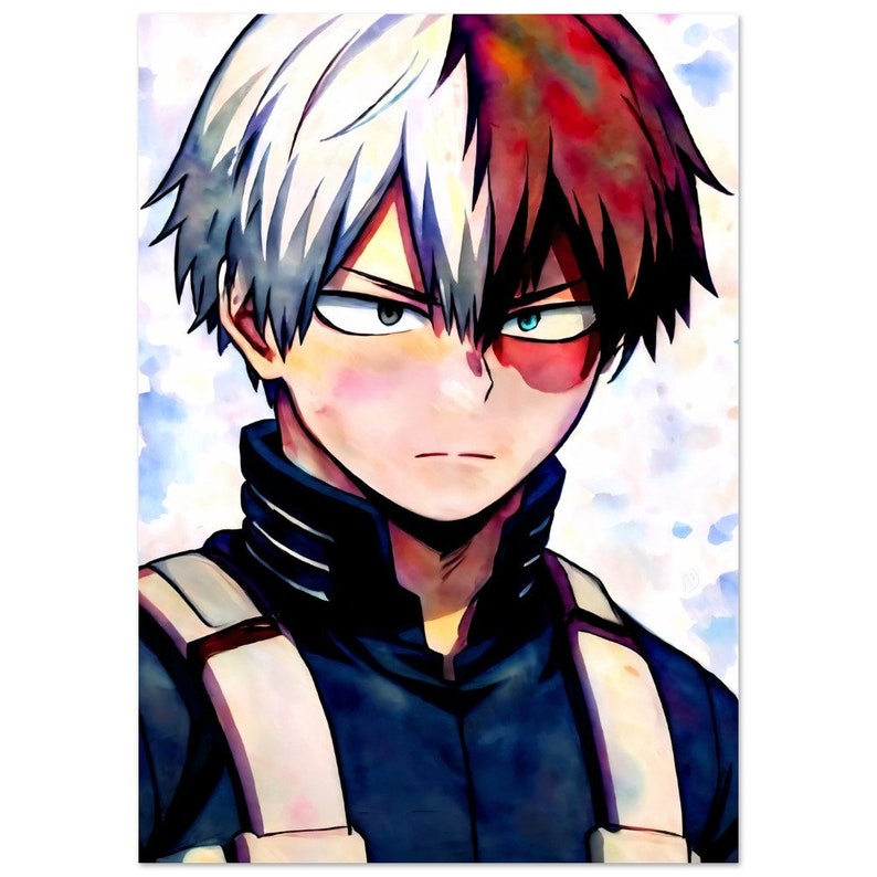 Shoto Todoroki shoto My Hero Academia Premium Matte Paper Poster - Etsy