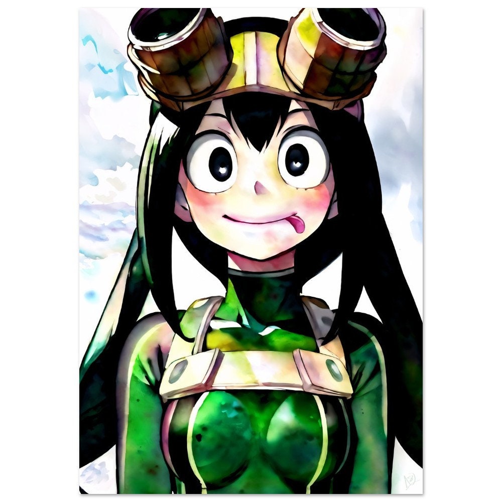 Tsuyu Asui froppy My Hero Academia Premium Matte Paper Poster - Etsy