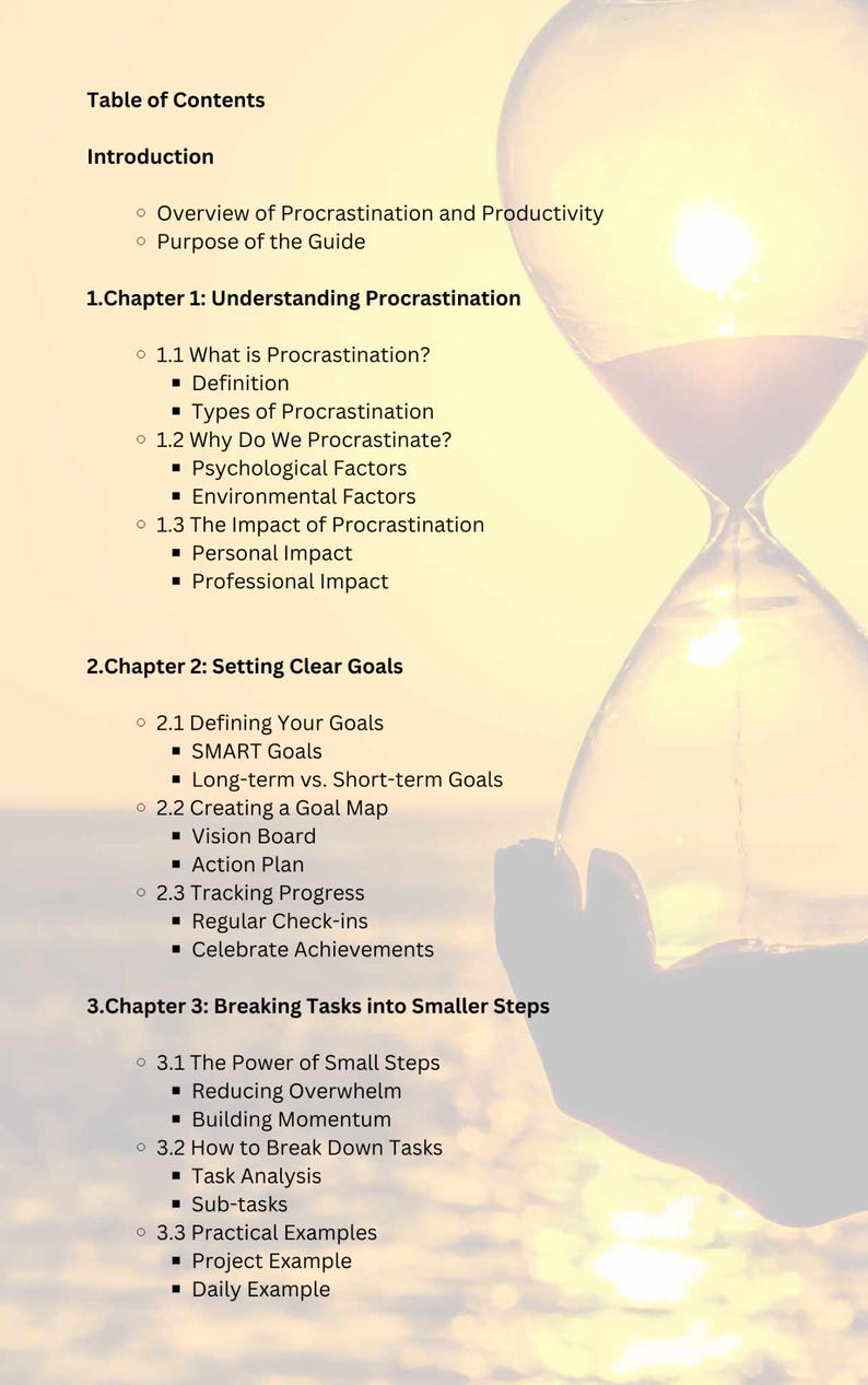 Guide to Removing Procrastination and Boosting Productivity by Golden ...