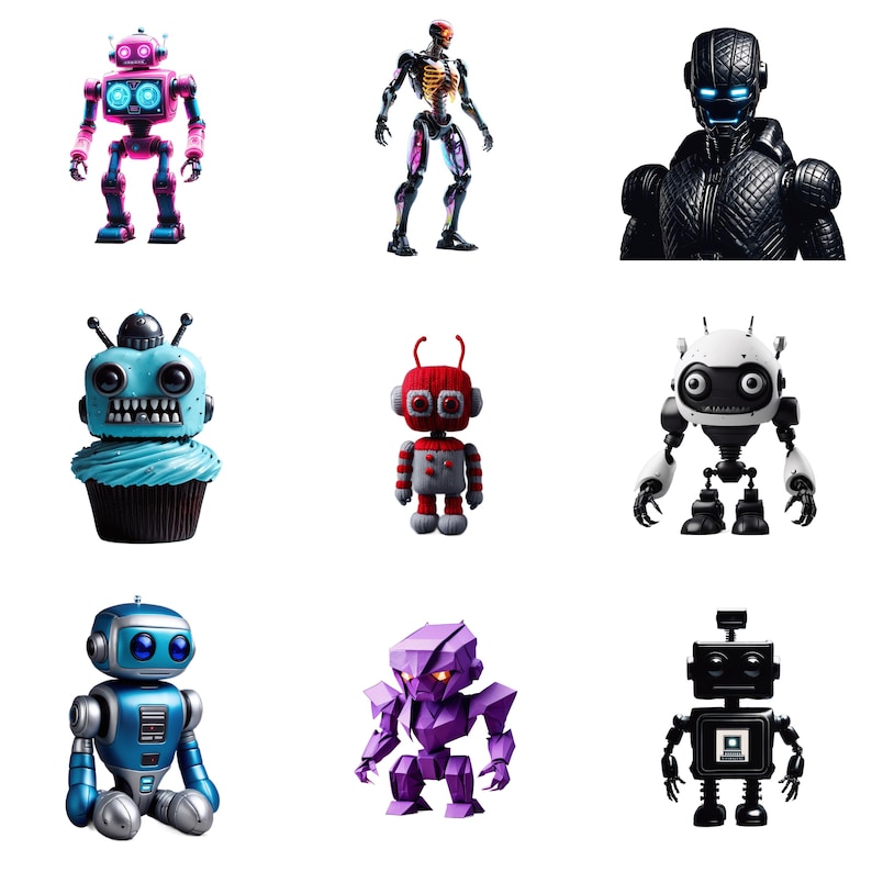 500+ PNG Robot Clipart Pngs, Robots, Printable Clipart, Transparent ...