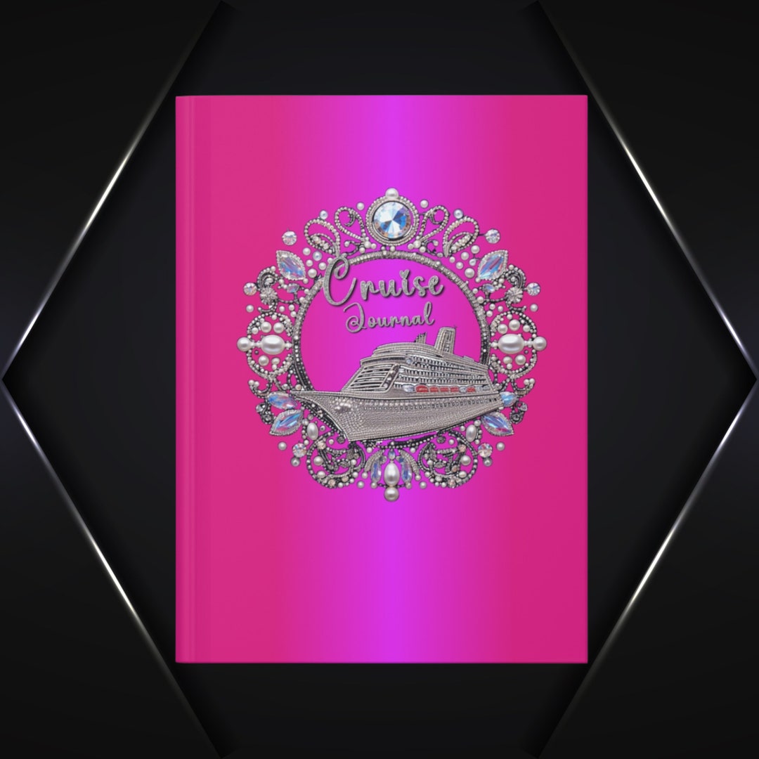 Cute Bling Notebook Cruise Lover's Journal - Sparkling Cruise Ship and ...