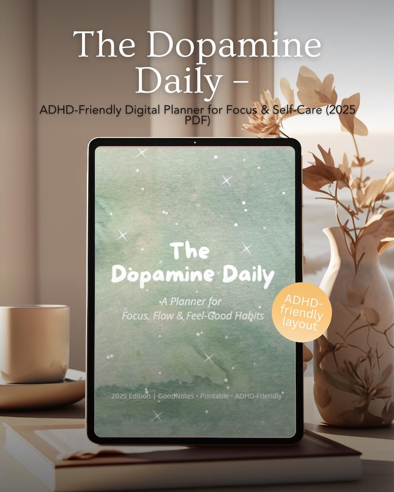 The Dopamine Daily – Adhd-friendly Digital Planner for Focus & Self ...