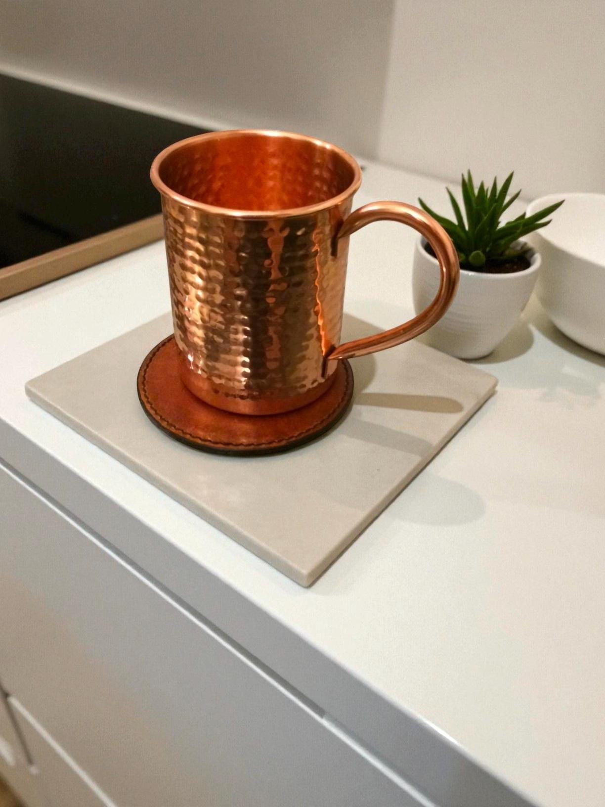 Hammered Copper Mug | 100% Pure Copper Water Cup | Ayurvedic Health ...