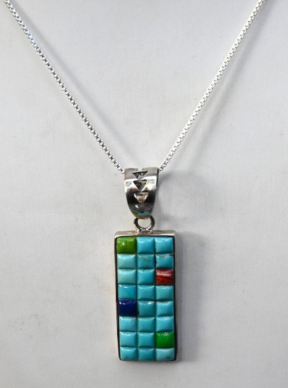 Alvin & Lula Begay Navajo Sterling, Turquoise and La… - Gem