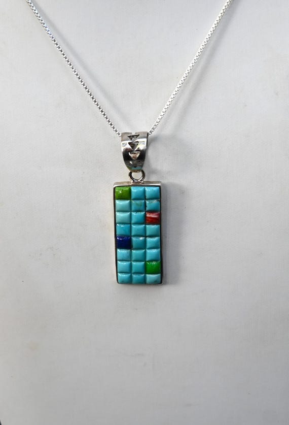 Alvin & Lula Begay Navajo Sterling, Turquoise and La… - Gem