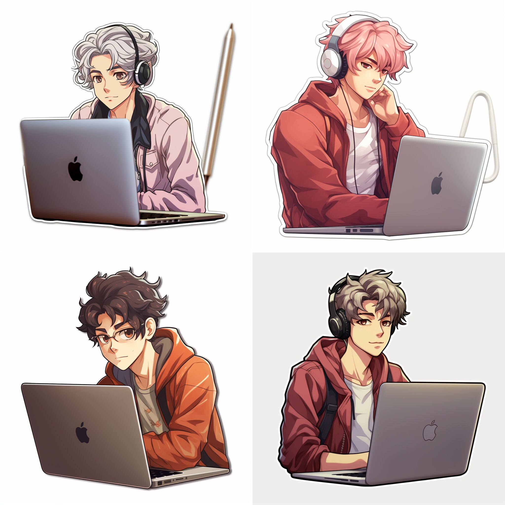 Custom Designed Stickers Coloring Pages Clip Art and Prints - Etsy