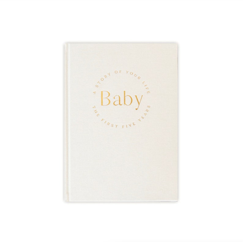 Baby Book | Linen Baby Memory Book | Pregnancy Journal | Baby Journal ...