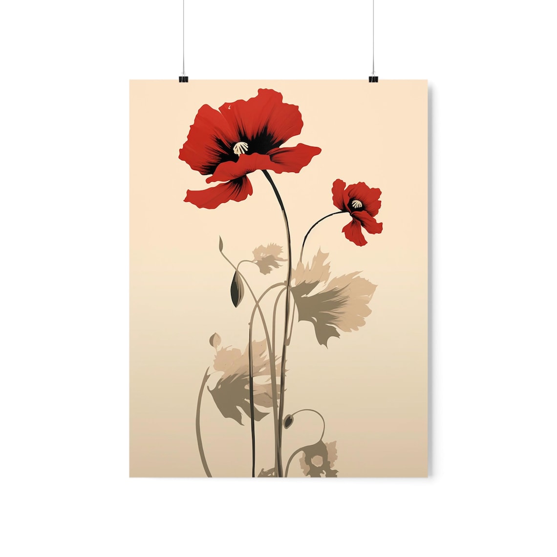 Red Opium Japanese Premium Matte Posters Wall Art - Etsy