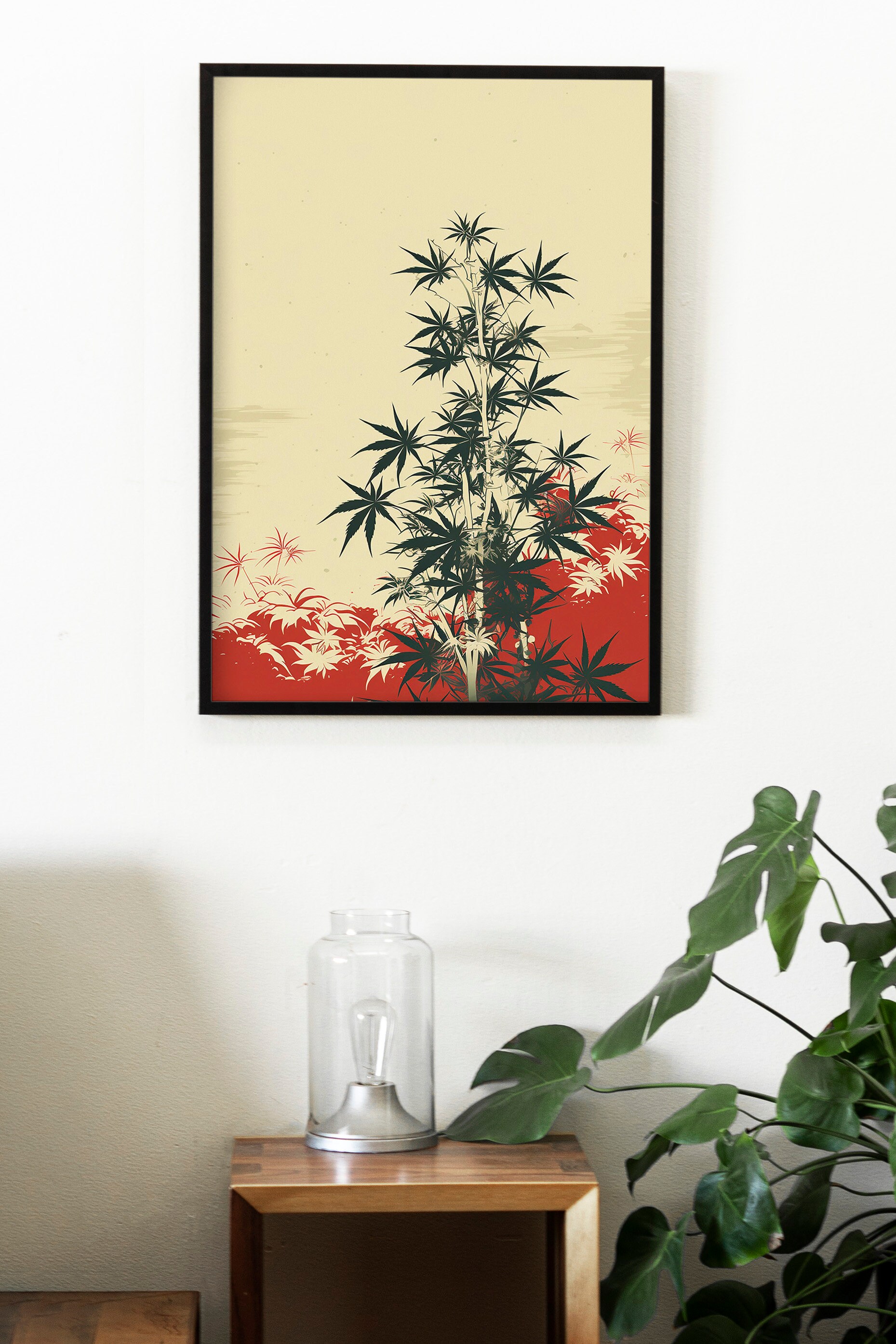 Cannabis Japanese Premium Matte Posters Wall Art - Etsy
