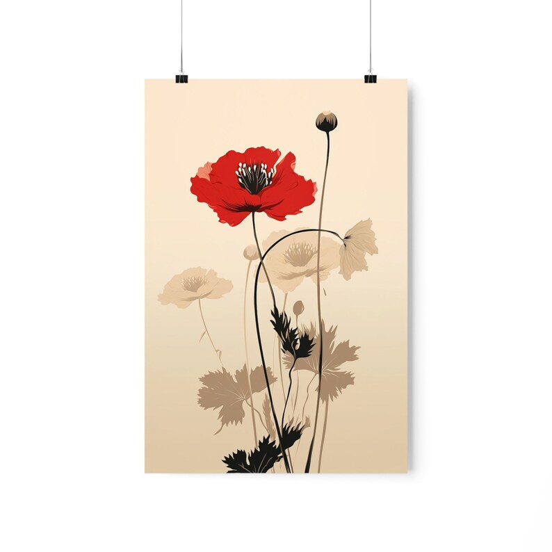 Red Opium Japanese Premium Matte Posters Wall Art - Etsy