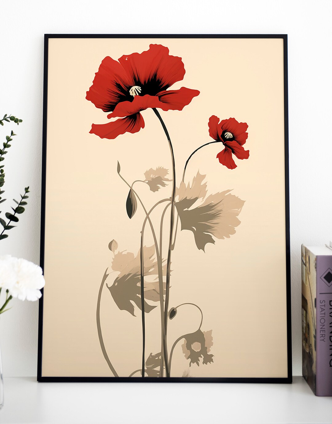 Red Opium Japanese Premium Matte Posters Wall Art - Etsy
