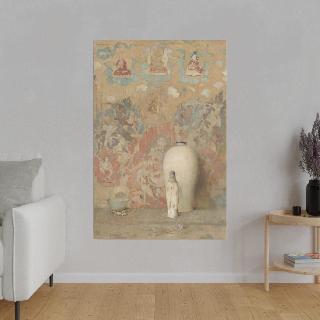 Emil Carlsen the Picture From Thibet 1920 Canvas Print | Matte ...