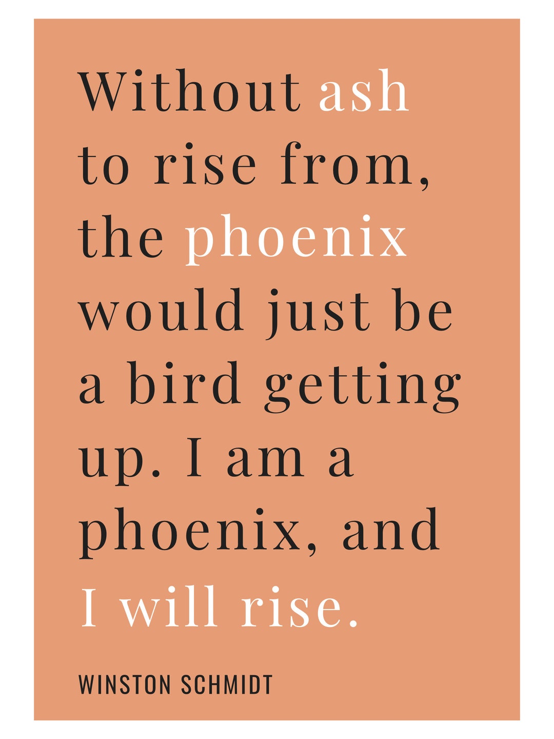 Schmidt New Girl Inspirational Quote Digital Download Instant Wall Art ...