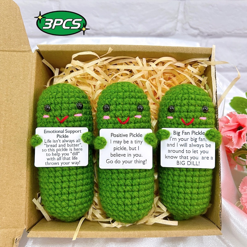 Emotional Support Pickle - Etsy