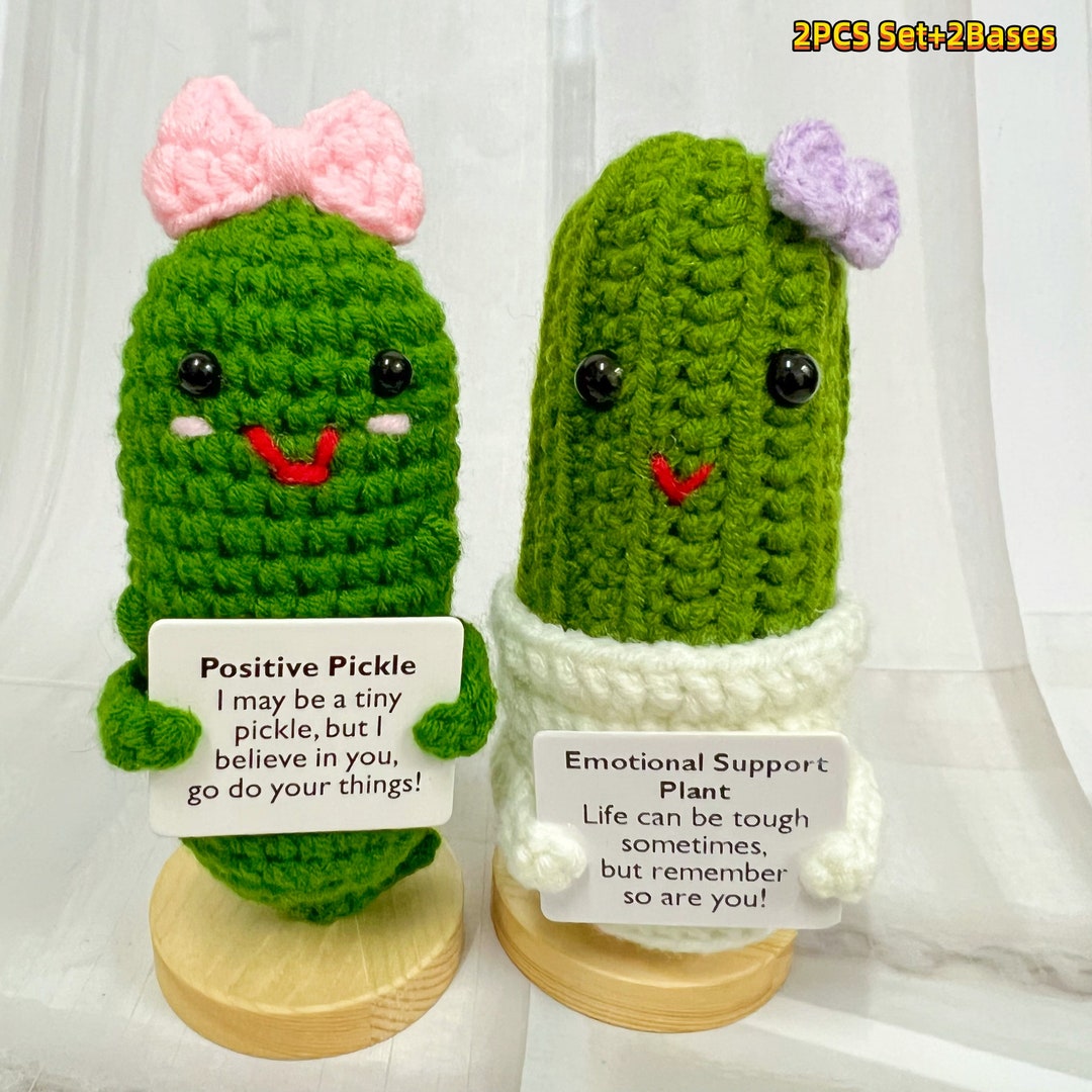 Emotional Support Gift for Friends/coworkers/family,crochet Positive ...
