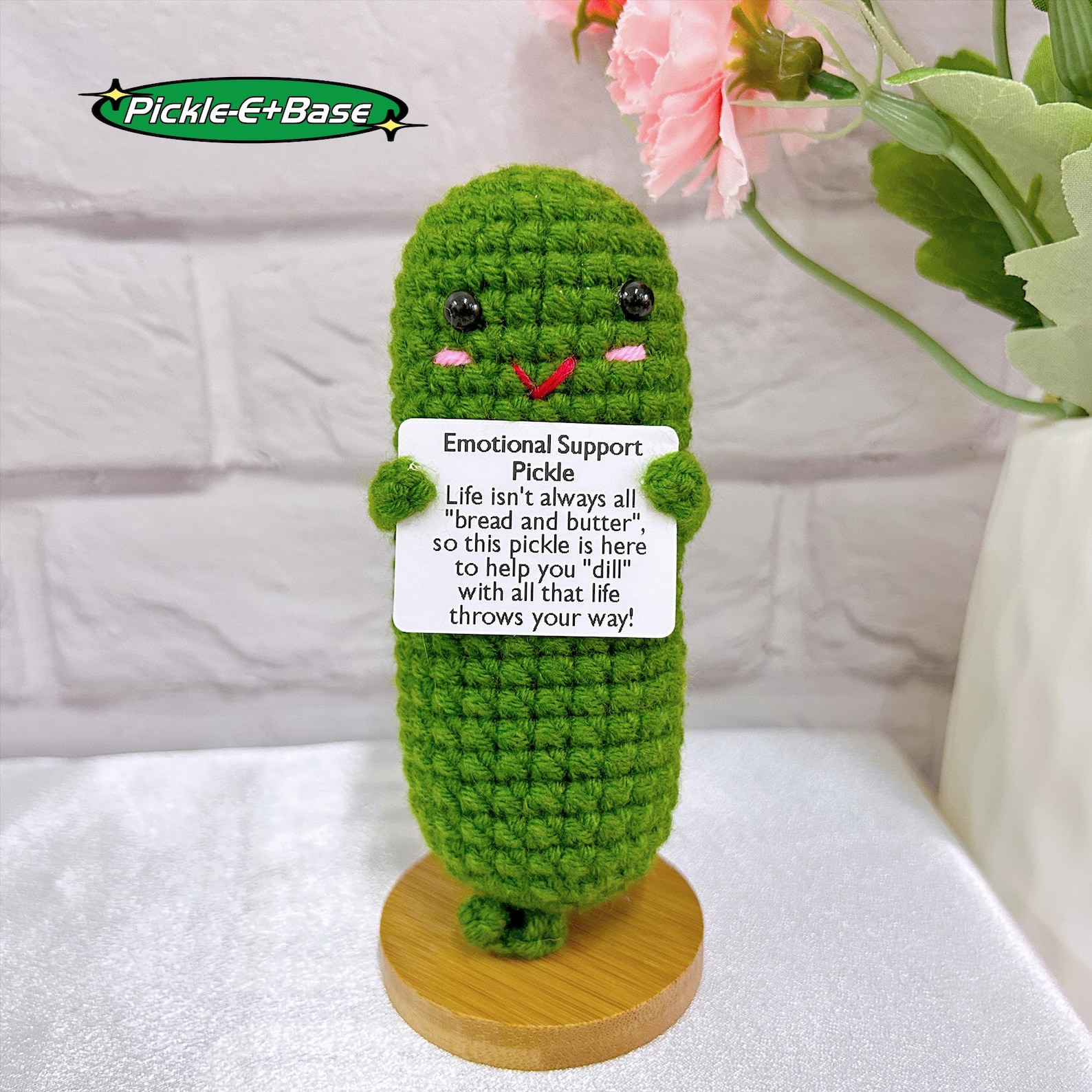 Emotional Support Pickle,positive Pickle,big Fan Pickle,handmade ...