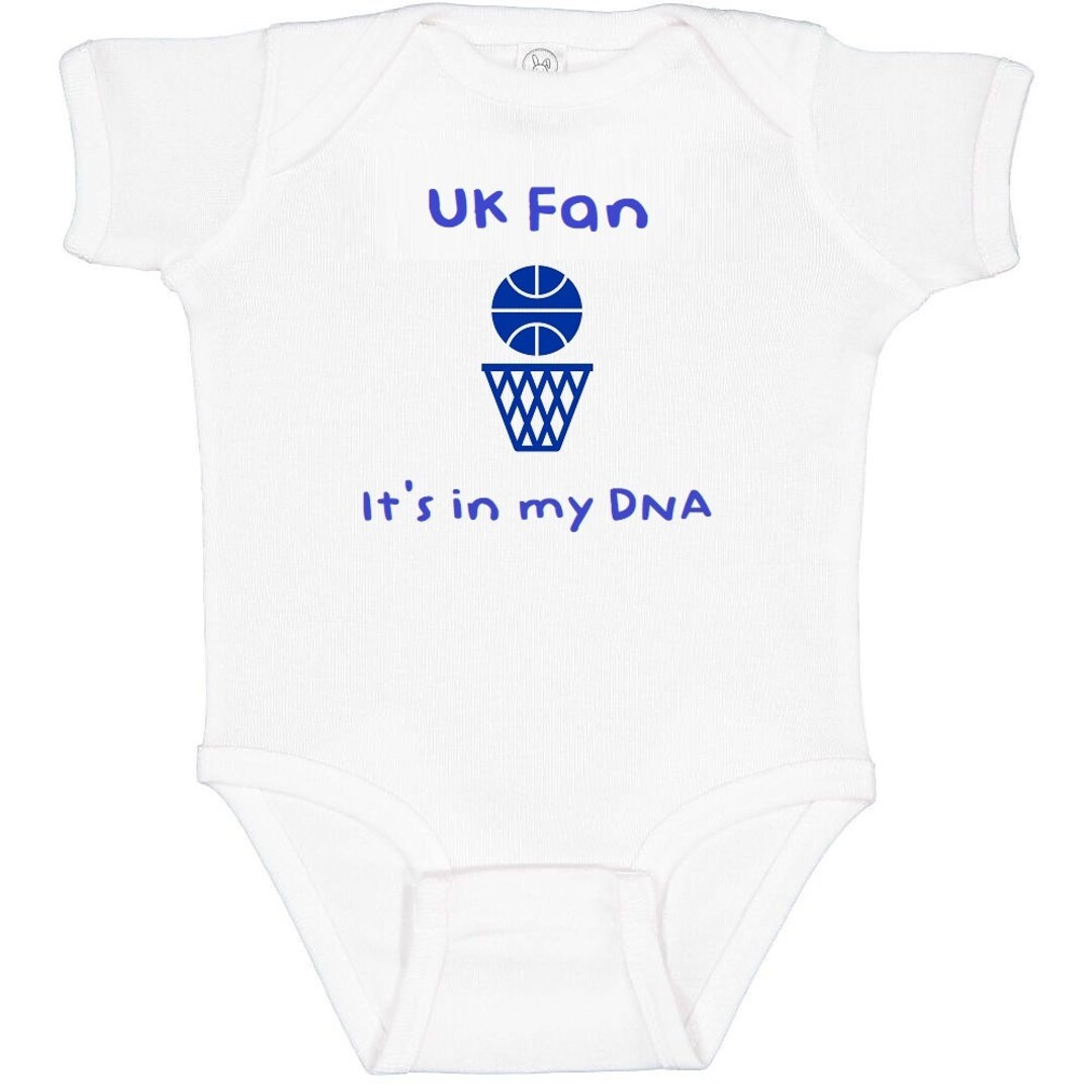 Kentucky Fans Gear for Baby It's in My DNA Bodysuit Outfit White - Etsy