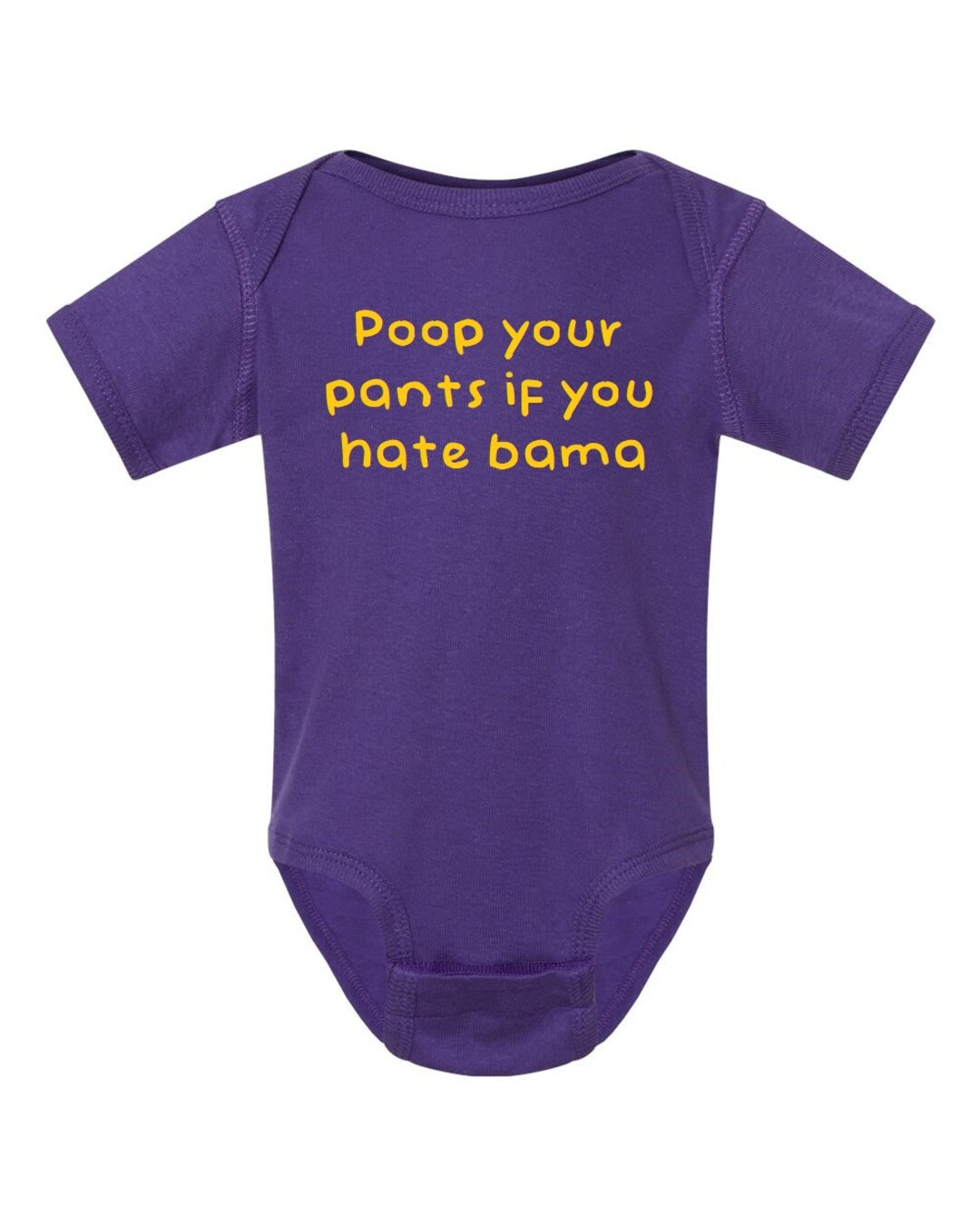LSU Fans Gear for Baby Poop Your Pants If You Hatebama Bodysuit Outfit ...