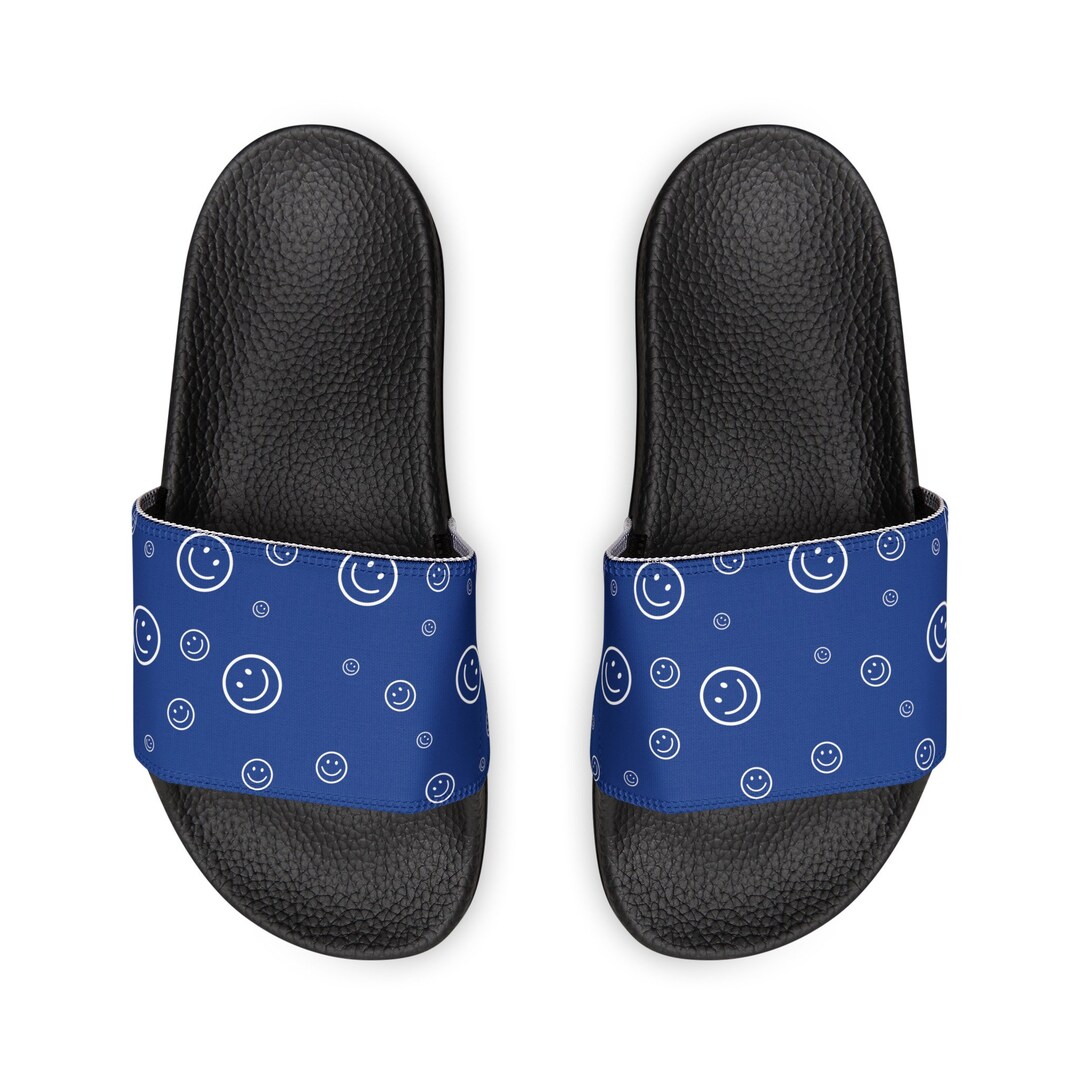 Stylish Smiley Face Men's Sandals - Personalized Summer Footwear - Etsy