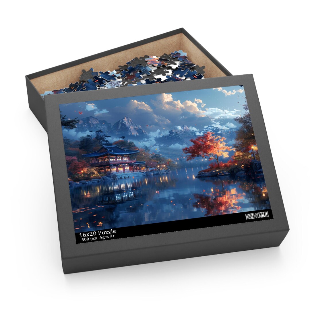 Traditional Korean Jigsaw Puzzle - Monolithic Structures & Mirrored Art ...