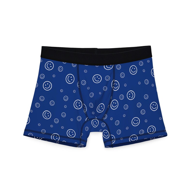 Smiley Face Men's Boxers - Customizable, Comfy & Stylish - Etsy