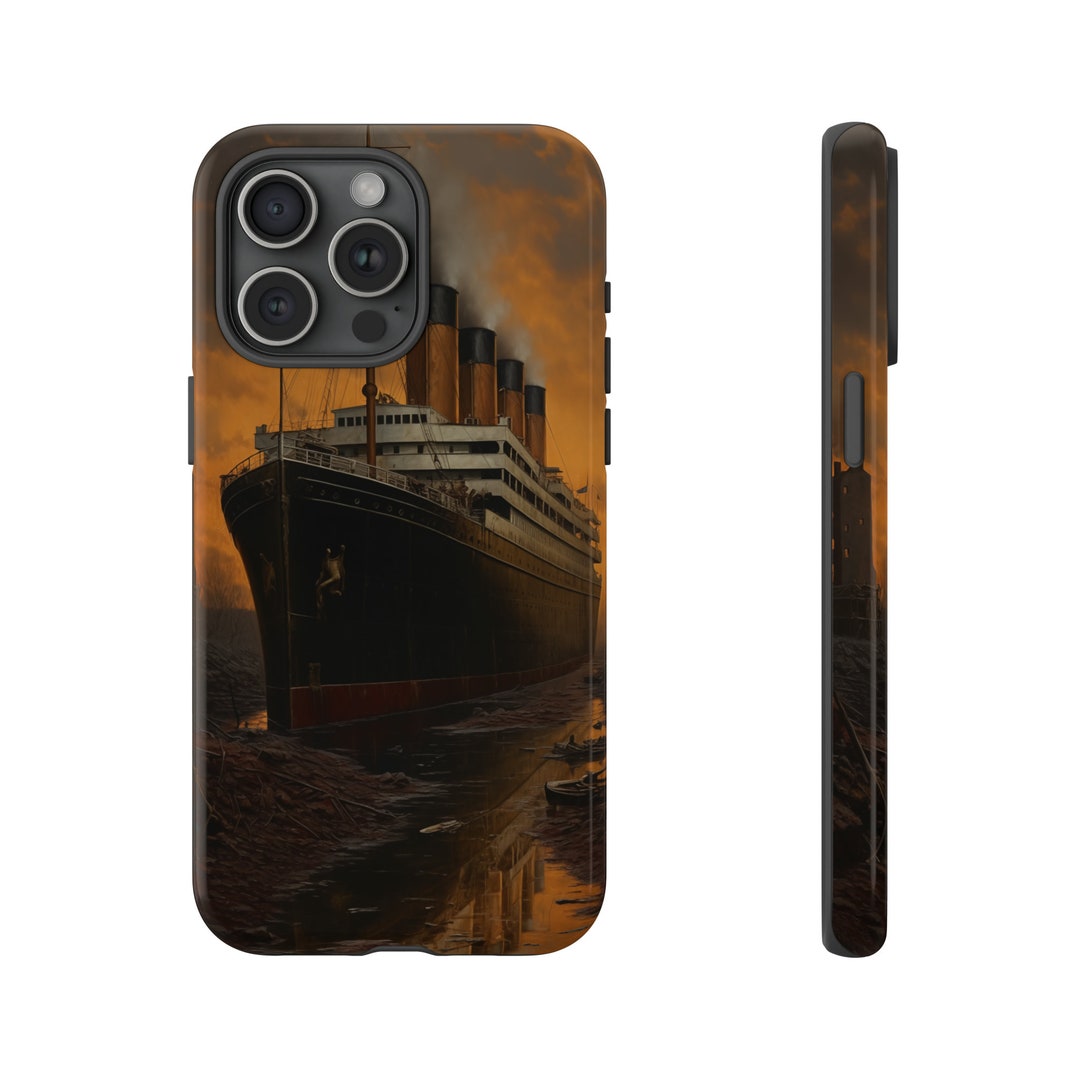 Titanic Themed iPhone 15 13 Custom Protective Cases: Dual Layer, Polycarbonate & TPU, Glossy ...