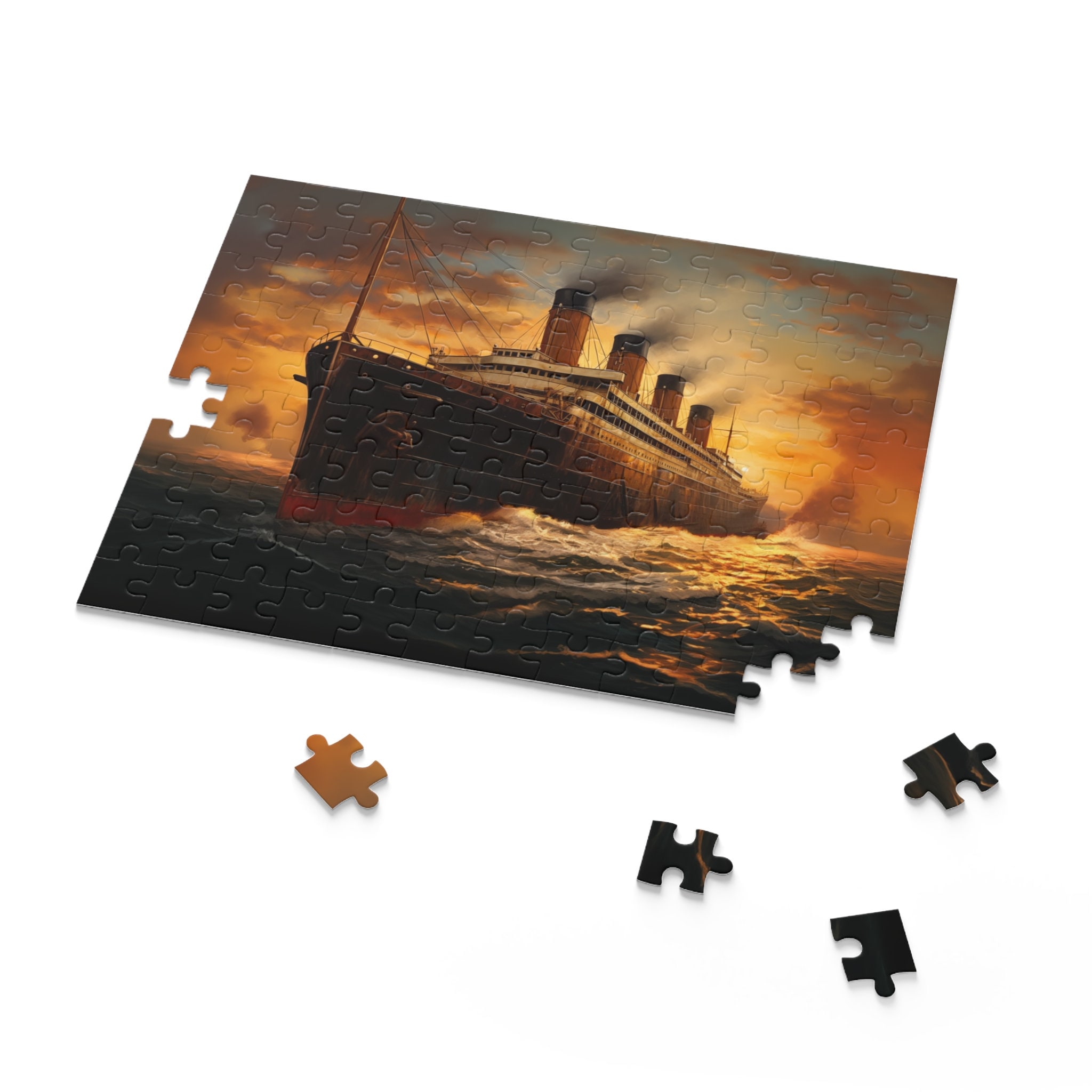 Titanic Jigsaw Puzzle 1912 High-quality Chipboard, 3 Sizes, Gift-ready ...