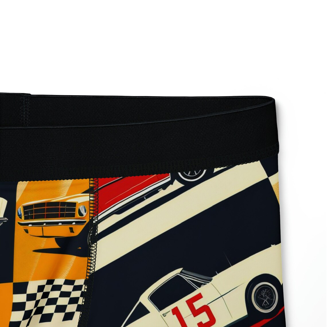 NASCAR Vintage Men's Boxers - Stretchy & Soft Polyester-spandex Blend ...