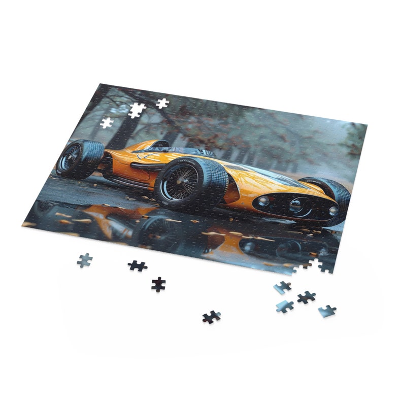 F1 Retro Car 1950 Puzzle - Vintage Formula One Racing Jigsaw, High ...