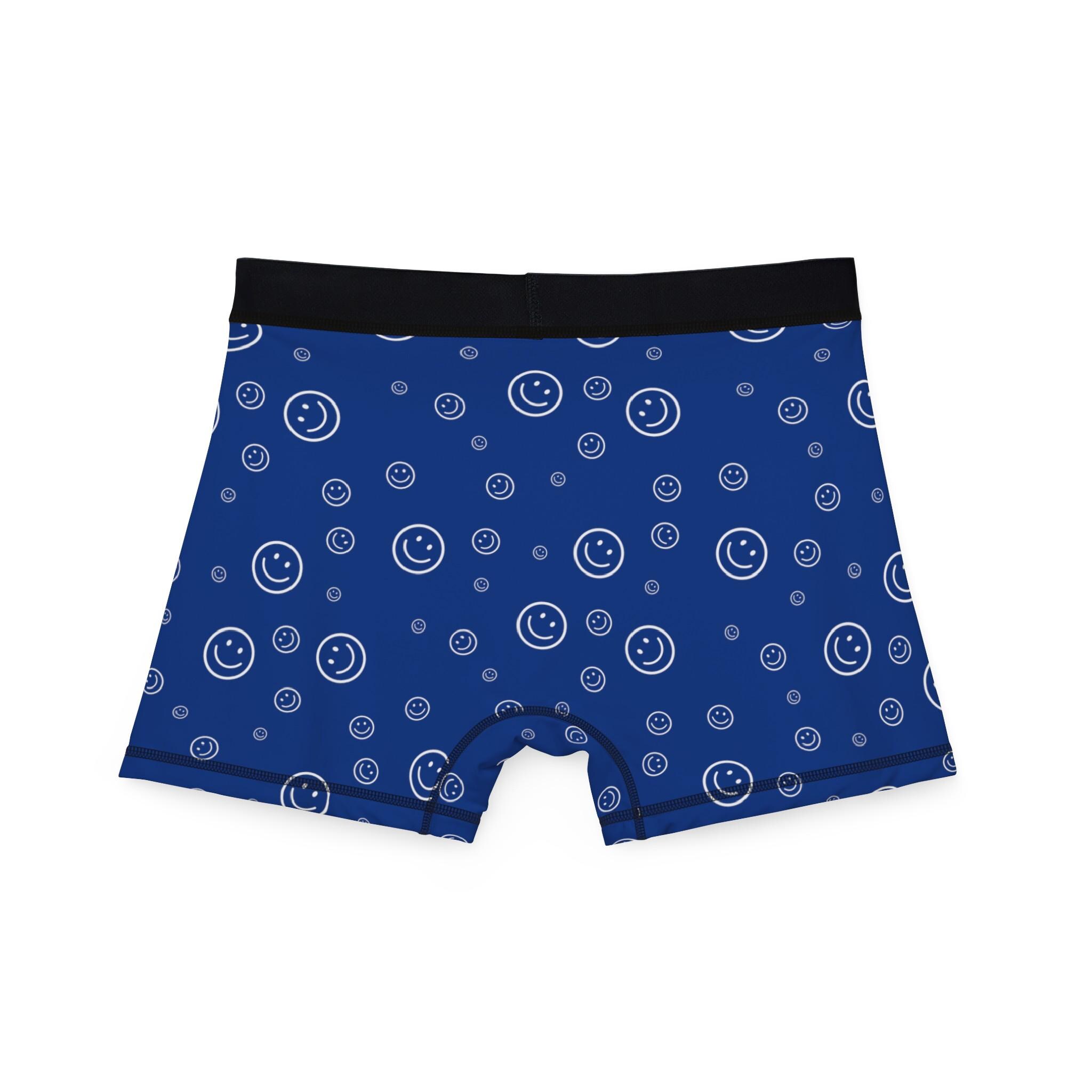 Smiley Face Men's Boxers - Customizable, Comfy & Stylish - Etsy
