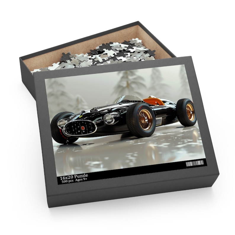 Retro Formula 1 Car Jigsaw Puzzle – 1950s Racing Gift - Etsy
