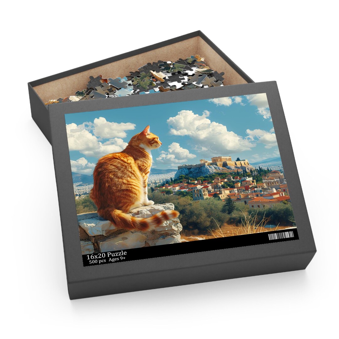 Athens Greece Jigsaw Puzzle | Acropolis View, Gift-ready Box - Etsy