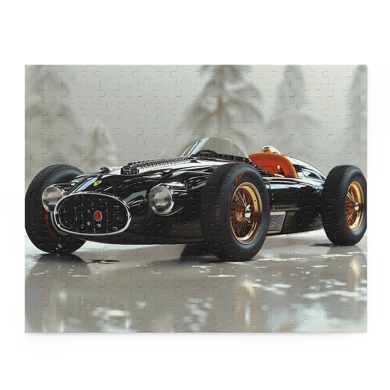 Retro Formula 1 Car Jigsaw Puzzle – 1950s Racing Gift - Etsy