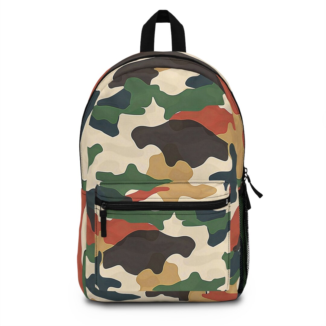 Rugged Military Camouflage Backpack - Waterproof & Lightweight With ...