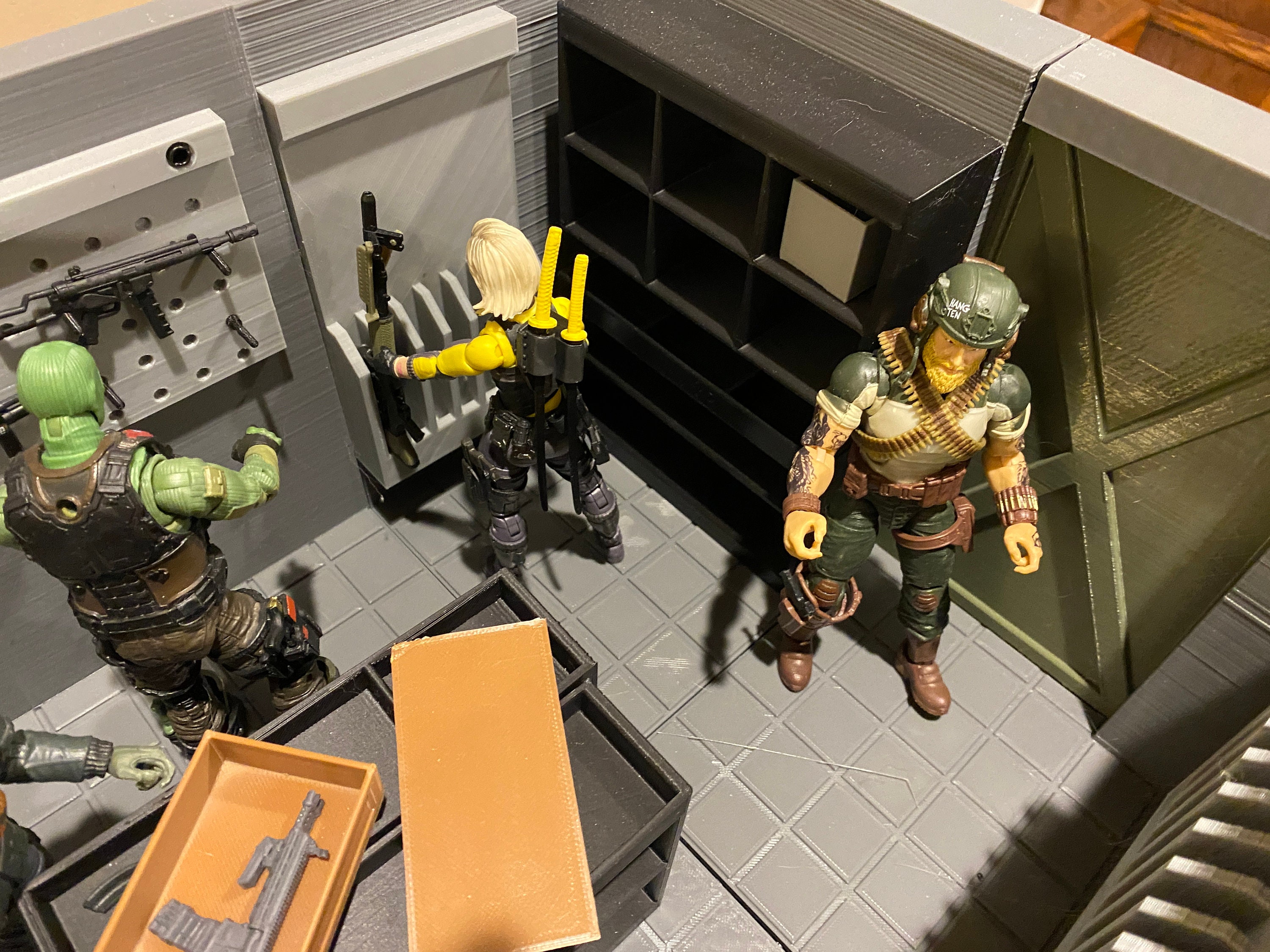 1:12 Scale Walk-in Armory Accessory Set for '83 HQ STL Files - Etsy