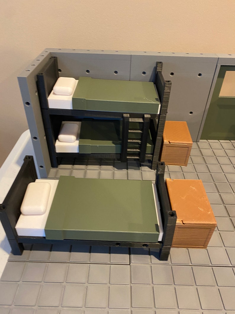 1:12 Scale Barracks Accessories for Military Base - Etsy