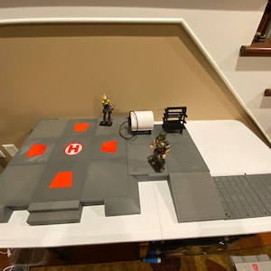 1:12 Scale '83 HQ Helipad With Expansions STL Files - Etsy