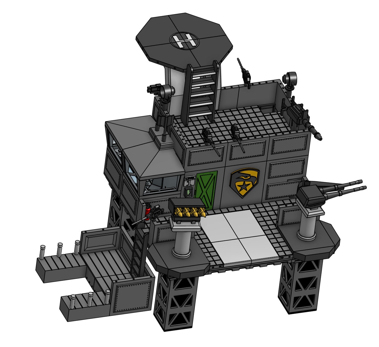 1:12 Scale Battle Platform - Etsy