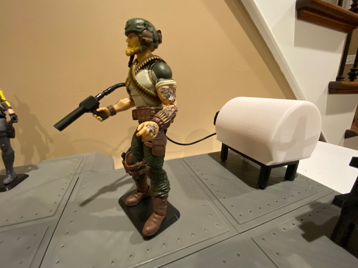 1:12 Scale '83 HQ Helipad With Expansions STL Files - Etsy