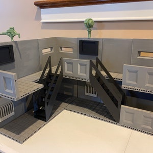 1:12 Scale Modular External Wall System for Extending GI Joe Base STL ...
