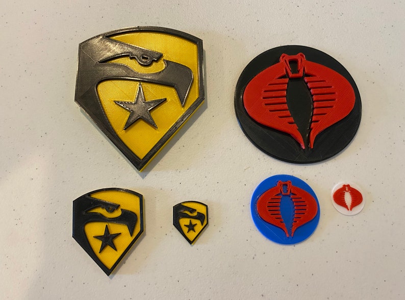 GI Joe & Cobra Logo STL Files - Etsy