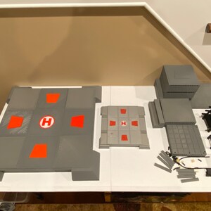 1:12 Scale '83 HQ Helipad With Expansions STL Files - Etsy