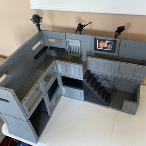 1:12 Scale Modular External Wall System for Extending GI Joe Base STL ...