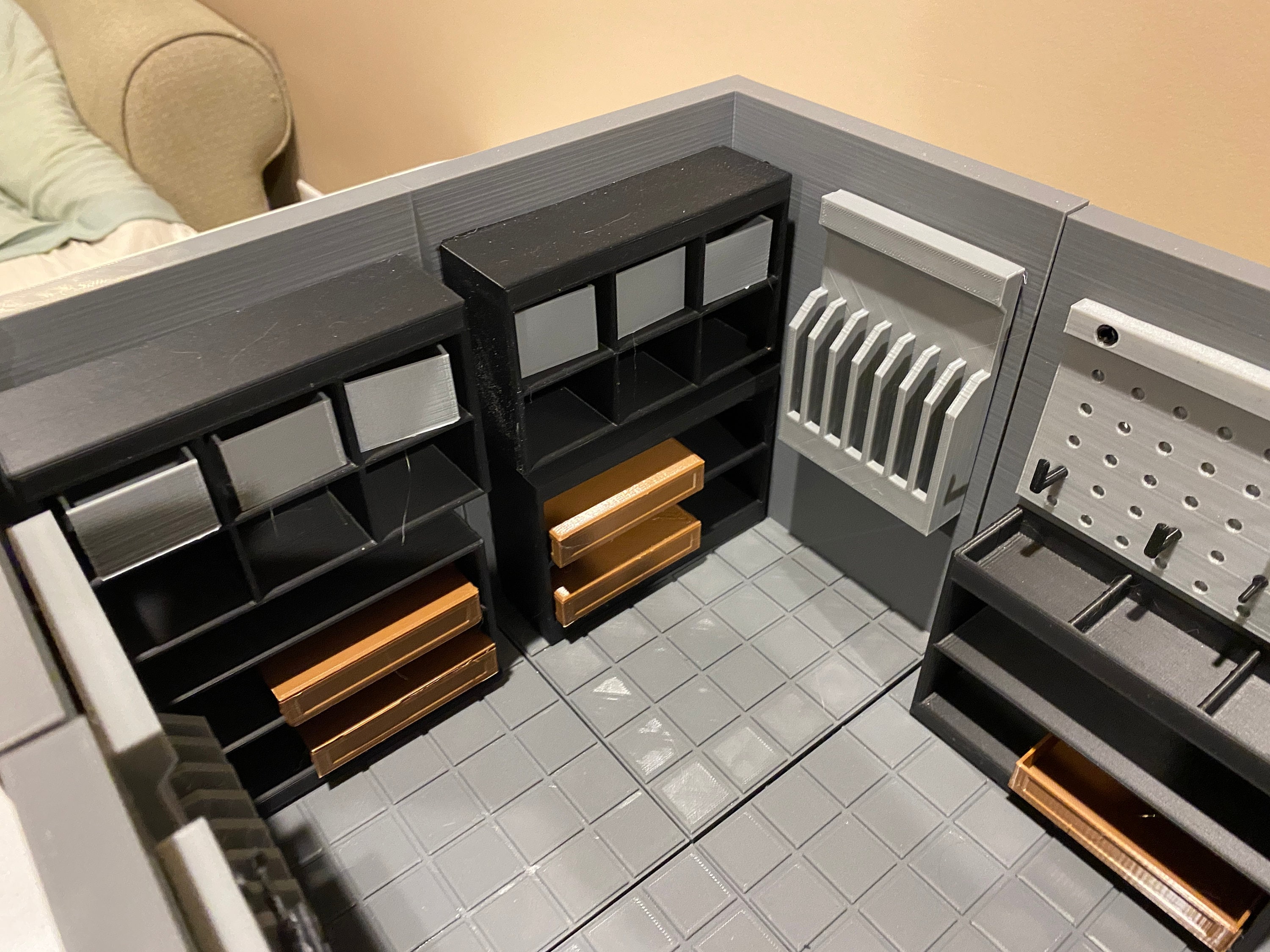 1:12 Scale Walk-in Armory Accessory Set for '83 HQ STL Files - Etsy
