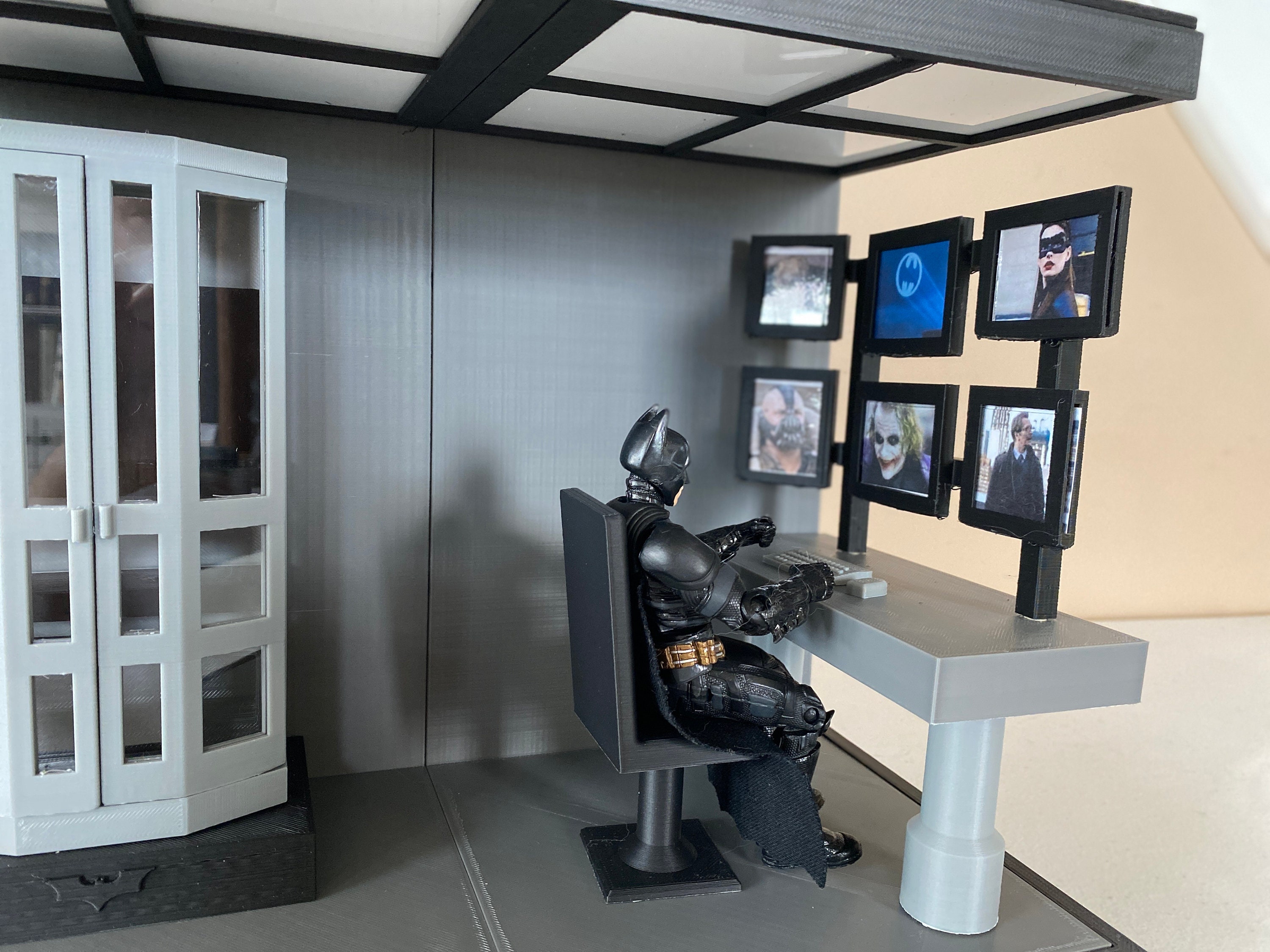 1:12 Scale Dark Knight Bat Cave Diorama STL Files - Etsy